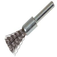 Lessmann End Brush with Shank 12 x 60mm, 0.30 Steel Wire - BearingBoys