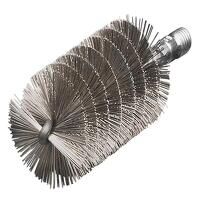 Lessmann Threaded Tube Brush 30mm Stainless Steel Wire - BearingBoys