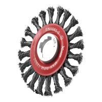 Conical wire brush store